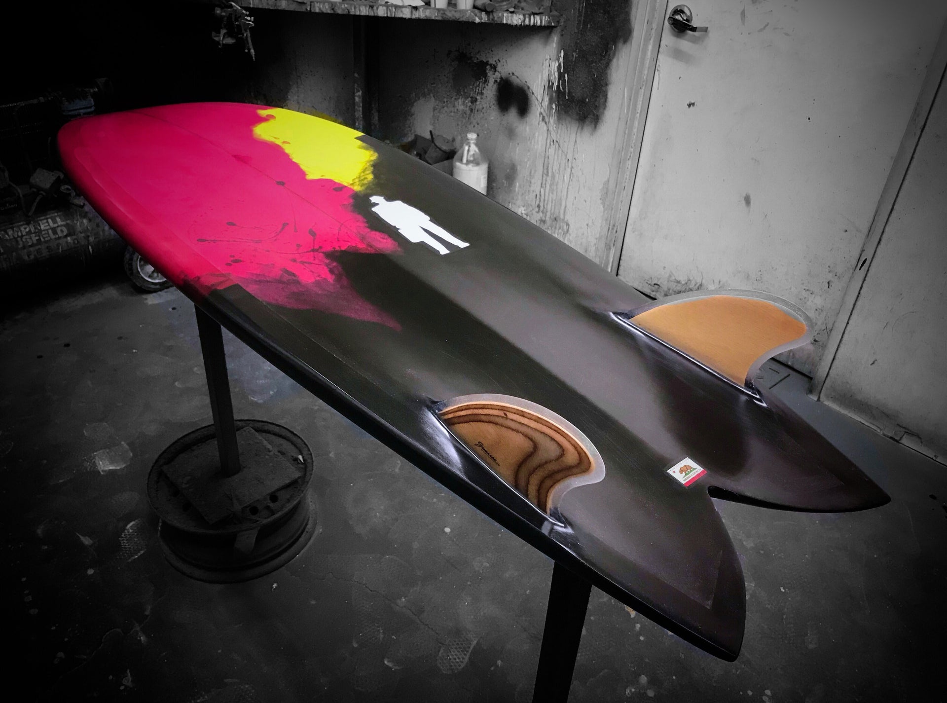 PostMod Jet | Twin/Quad Fish | 'Brainstorm' resin art – Proctor ...